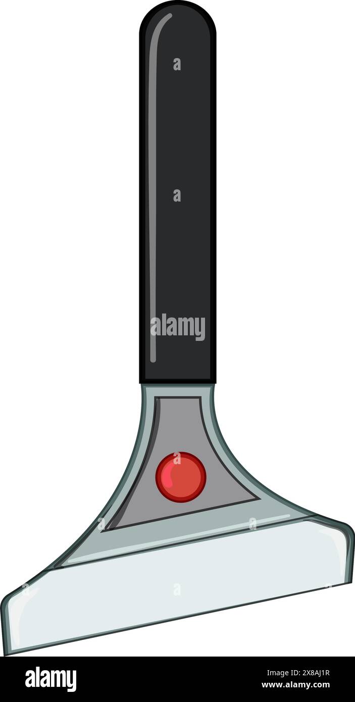 wall paint scraper cartoon vector illustration Stock Vector Image & Art ...