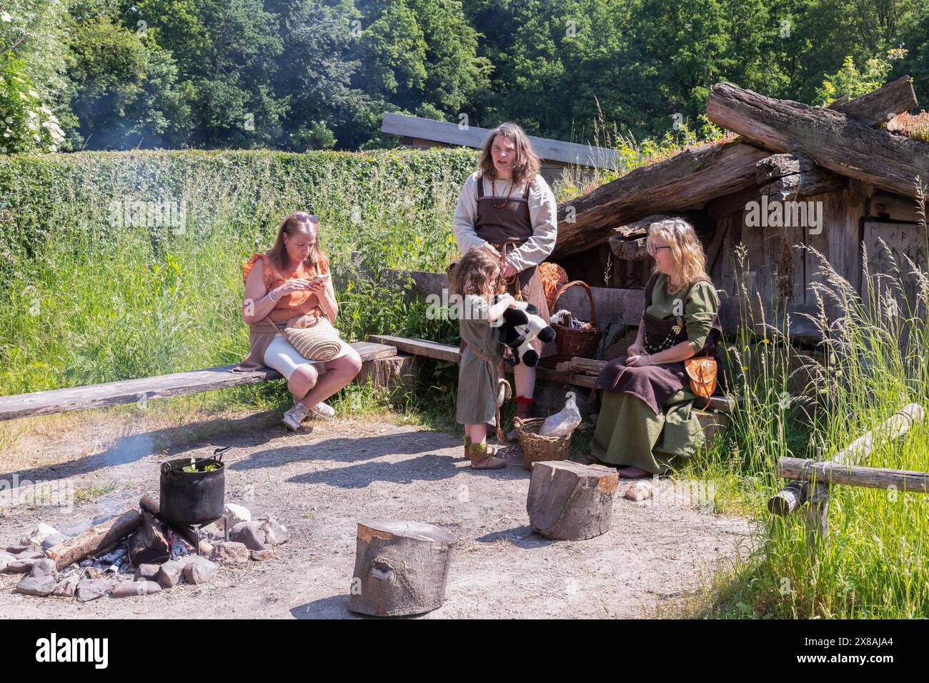 Medieval yard - De Bergkamp, on the Schothorst estate near Het Groene ...