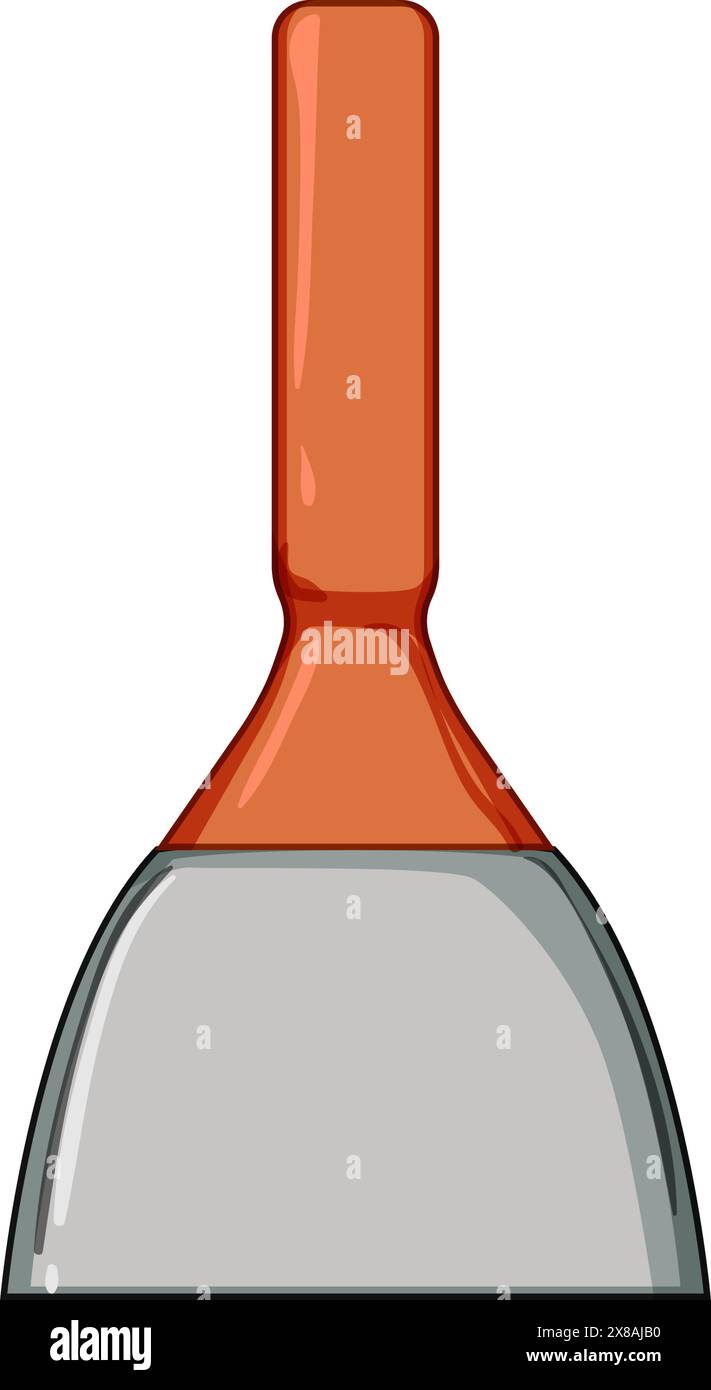 home paint scraper cartoon vector illustration Stock Vector Image & Art ...