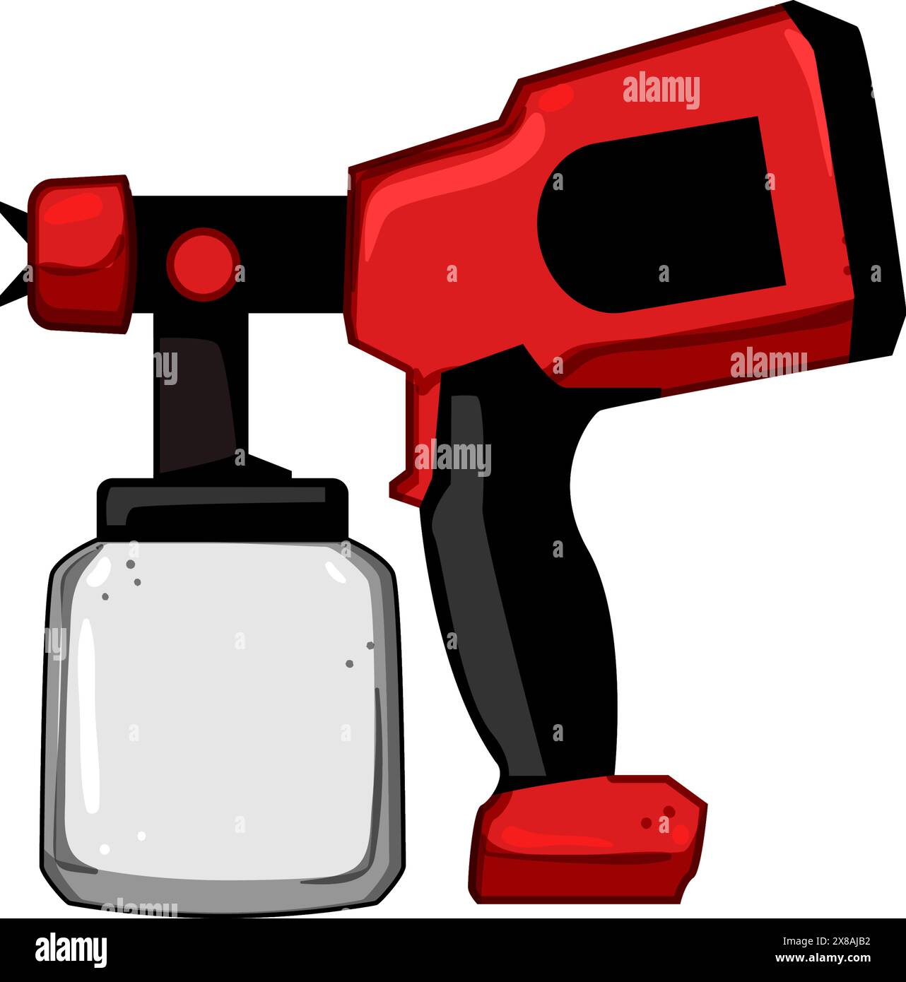 er paint sprayer cartoon vector illustration Stock Vector Image & Art ...