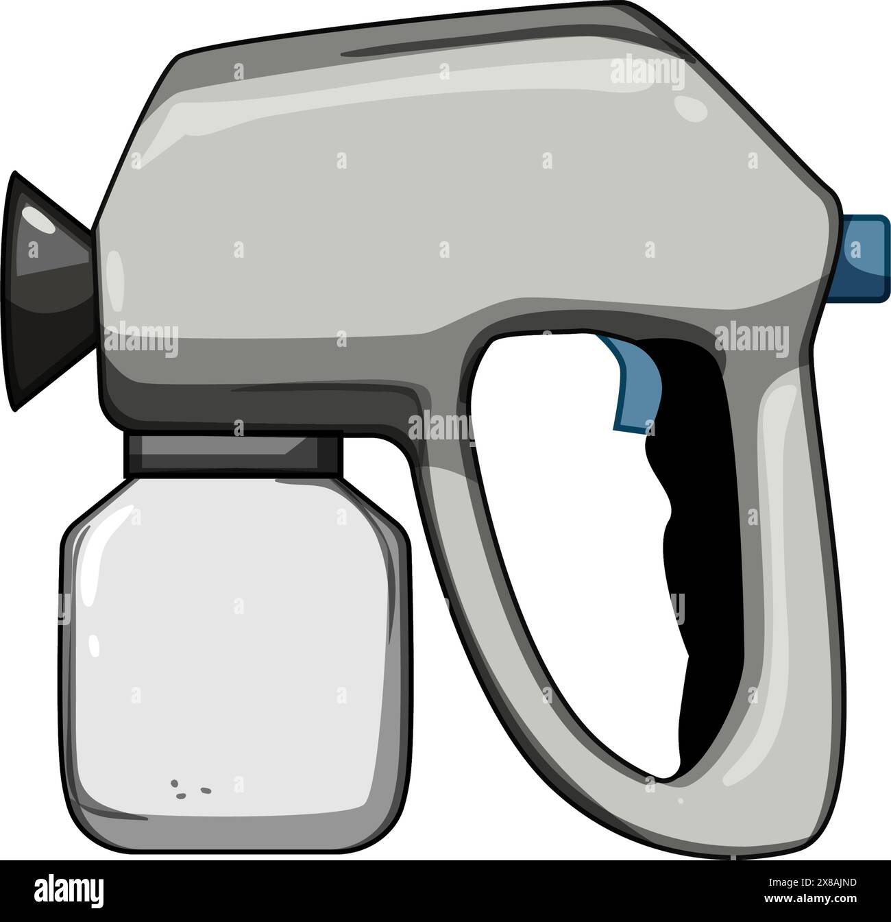 Powder coating gun Stock Vector Images - Alamy