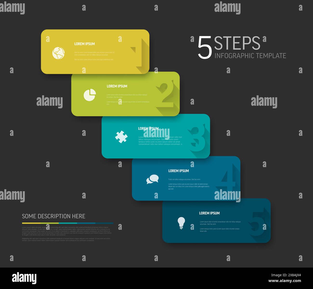 Modern infographic yellow layout titles hi-res stock photography and ...