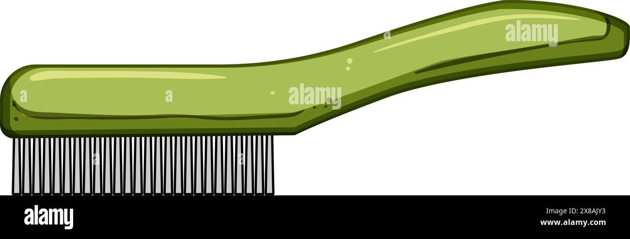 wool wire brush cartoon vector illustration Stock Vector Image & Art ...