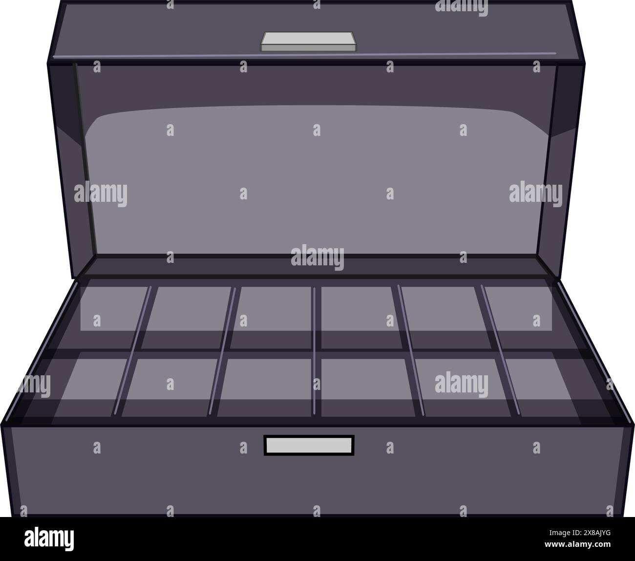 tray jewelry organizer cartoon vector illustration Stock Vector Image ...