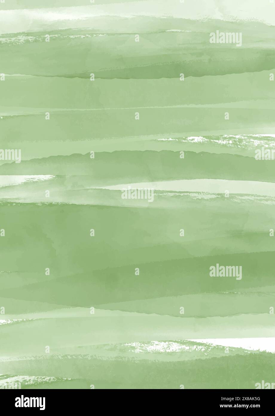 Hand painted abstract pastel green watercolour background Stock Vector ...