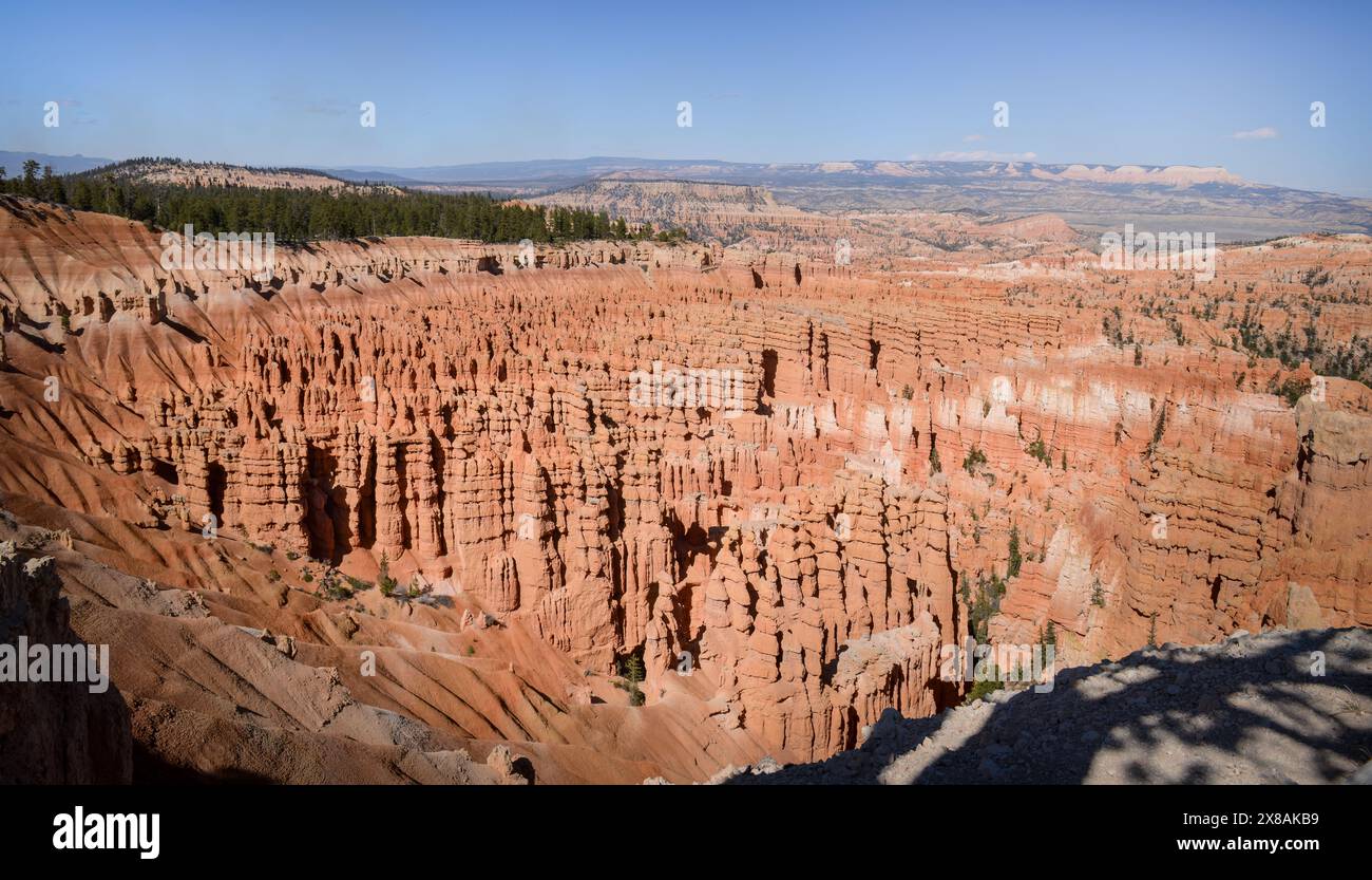 View of Bryce Canyon Amphitheater from the Rim Trail. Utah. USA Stock ...