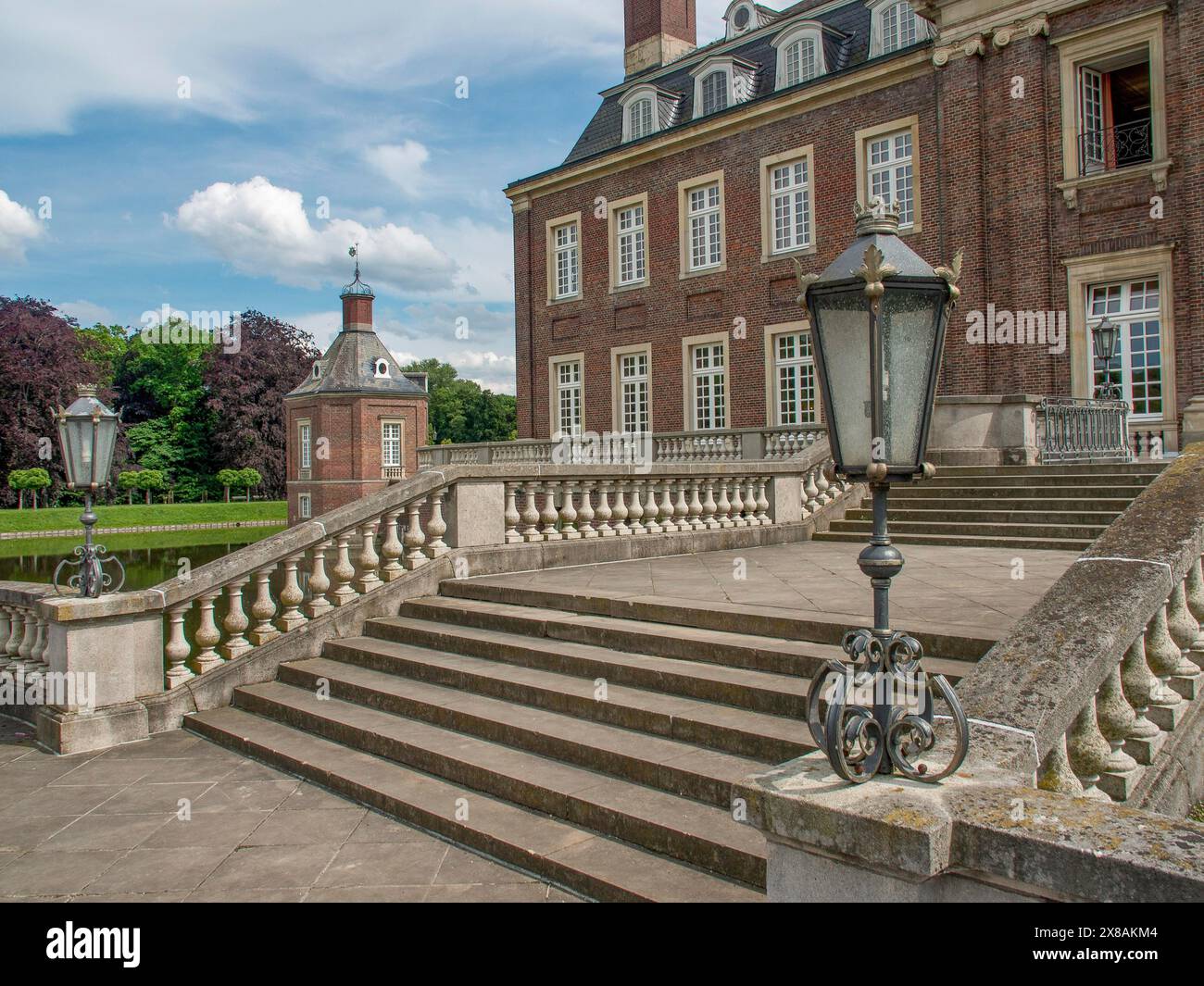 Magnificent stone lantern and elongated stairs lead to the historic ...