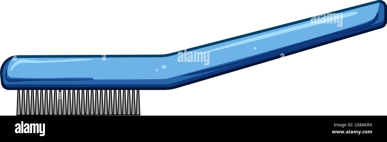 metal wire brush cartoon vector illustration Stock Vector Image & Art ...