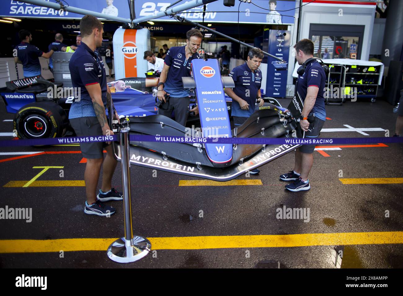 Williams Racing FW46, mechanical detail front wing during the Formula 1 ...