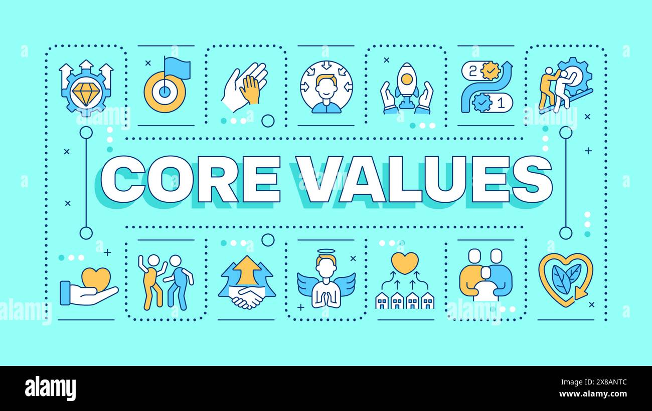 Core values turquoise word concept Stock Vector Image & Art - Alamy Core values turquoise word concept Stock Vector Image & Art - Alamy