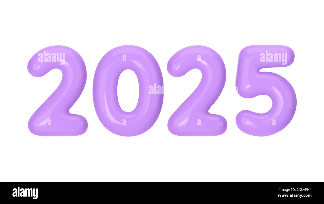 2025 number balloons Stock Vector Images - Alamy