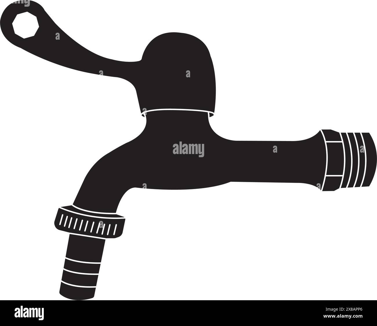 water faucet icon vector illustration simple design Stock Vector Image ...