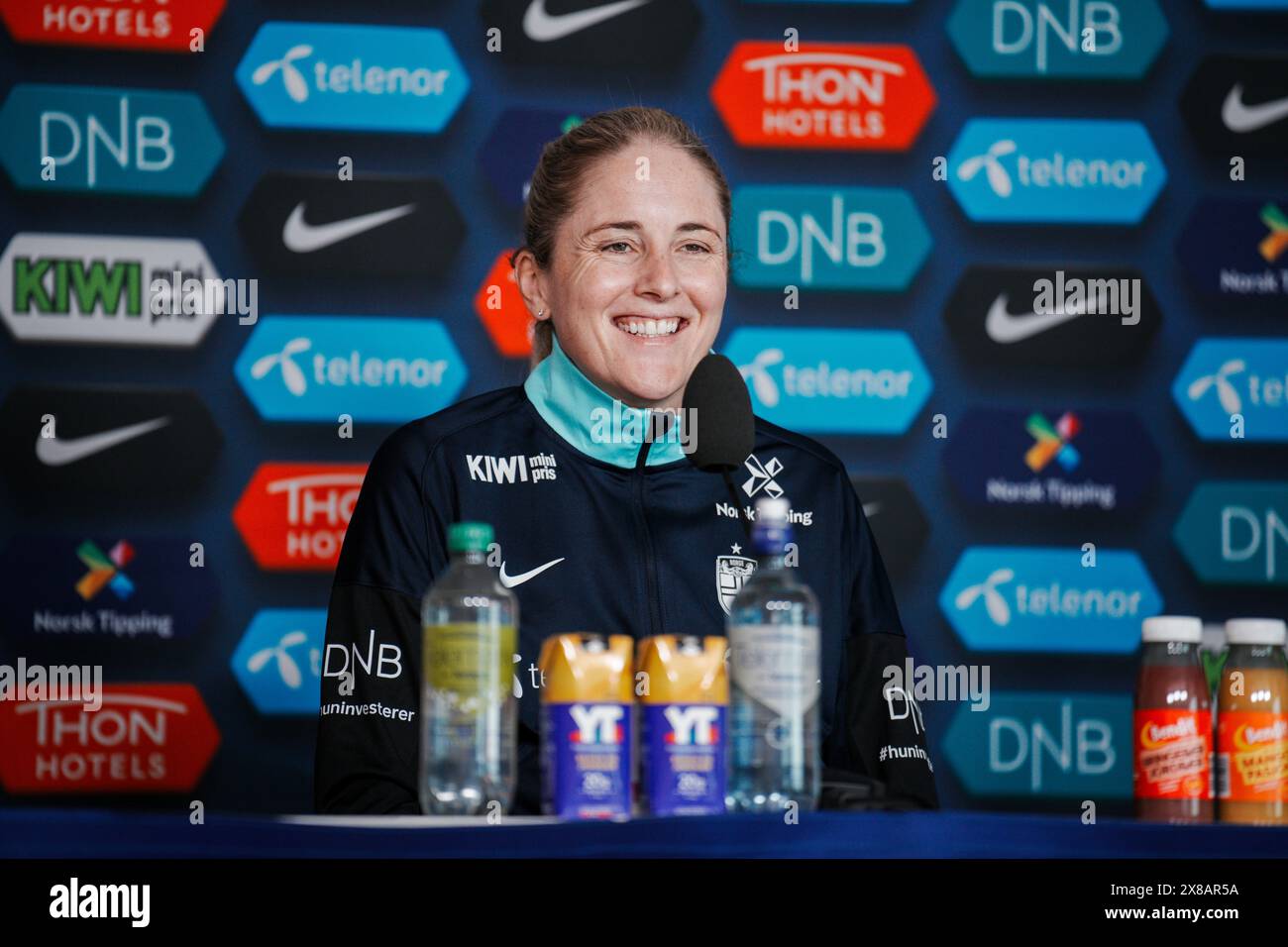 Oslo 20240524. Norwegian National team manager Gemma Grainger presents ...