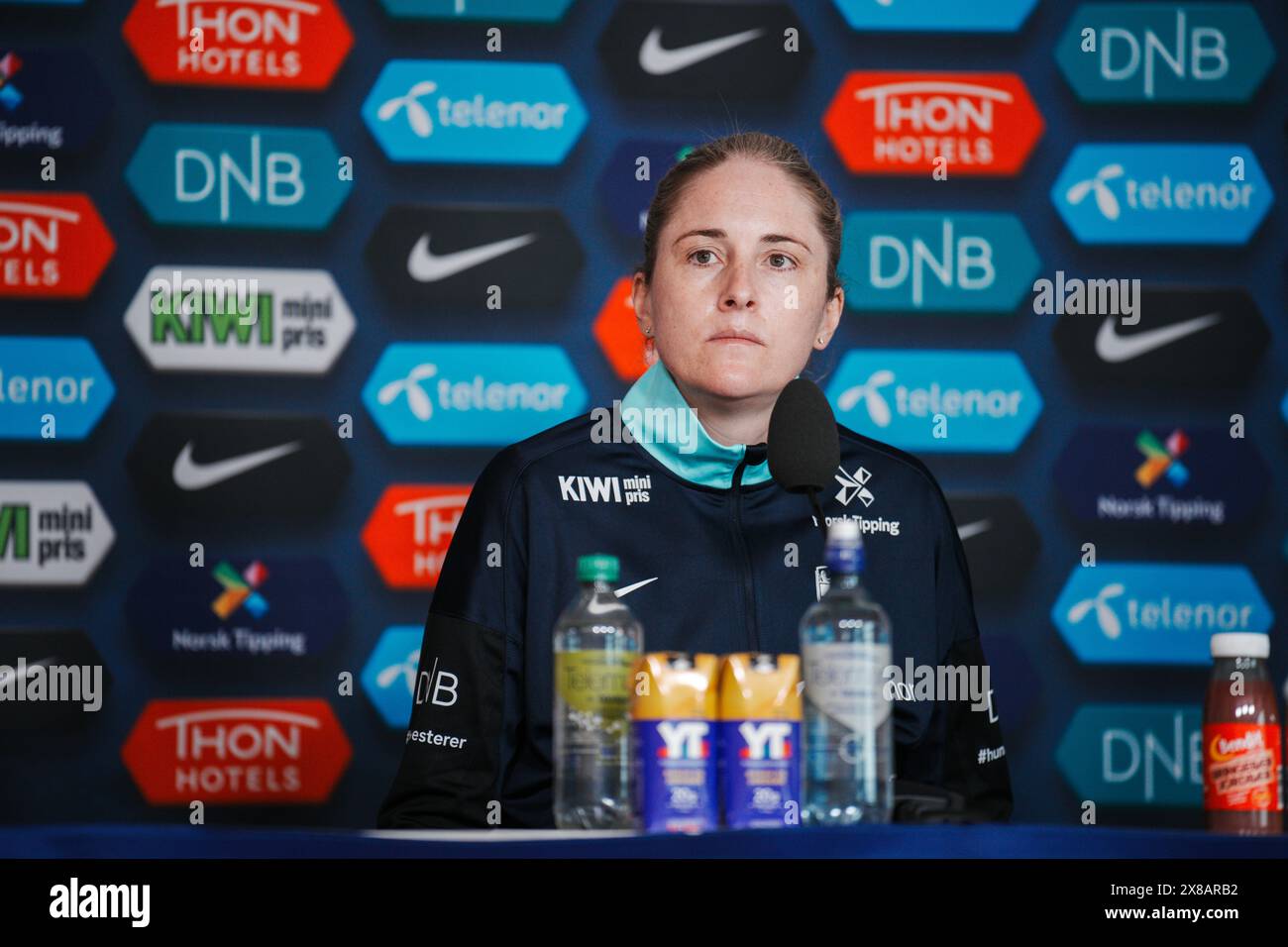 Oslo 20240524. Norwegian National team manager Gemma Grainger presents ...
