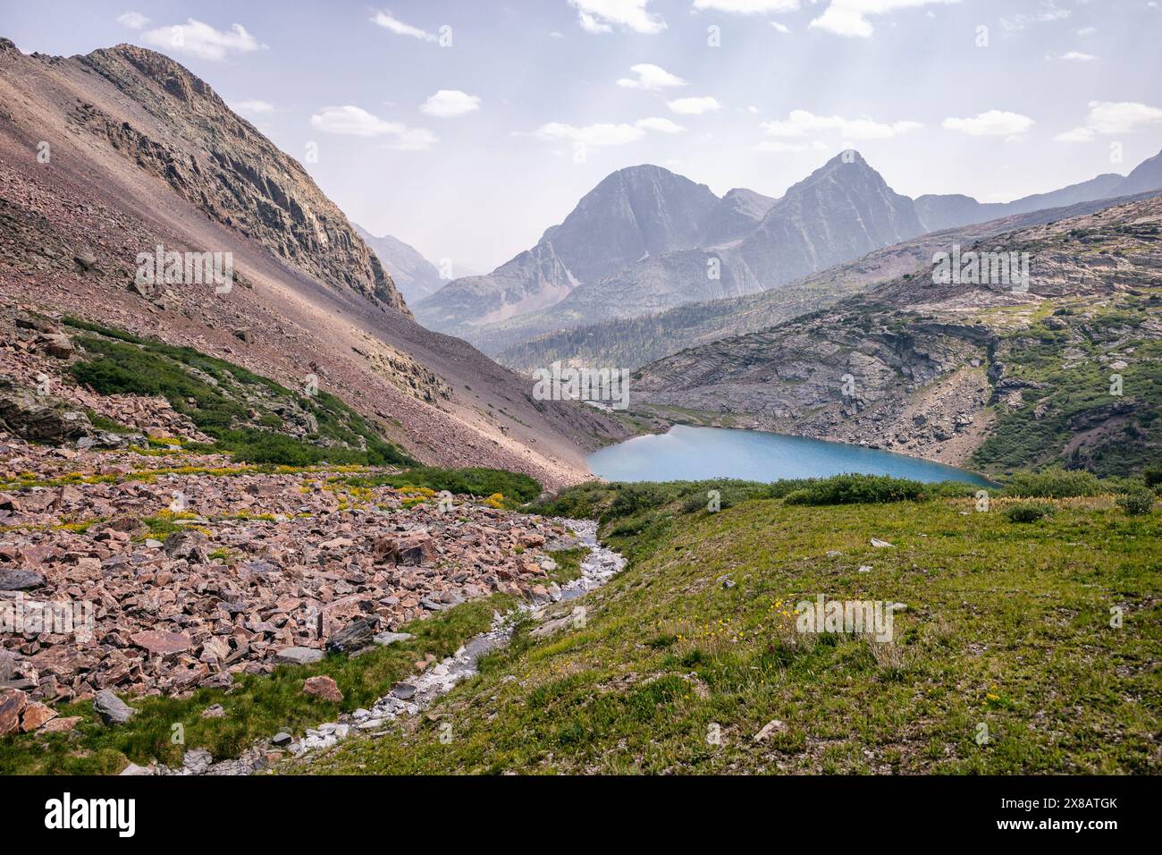 Alpine lake san juan range colorado hi-res stock photography and images ...