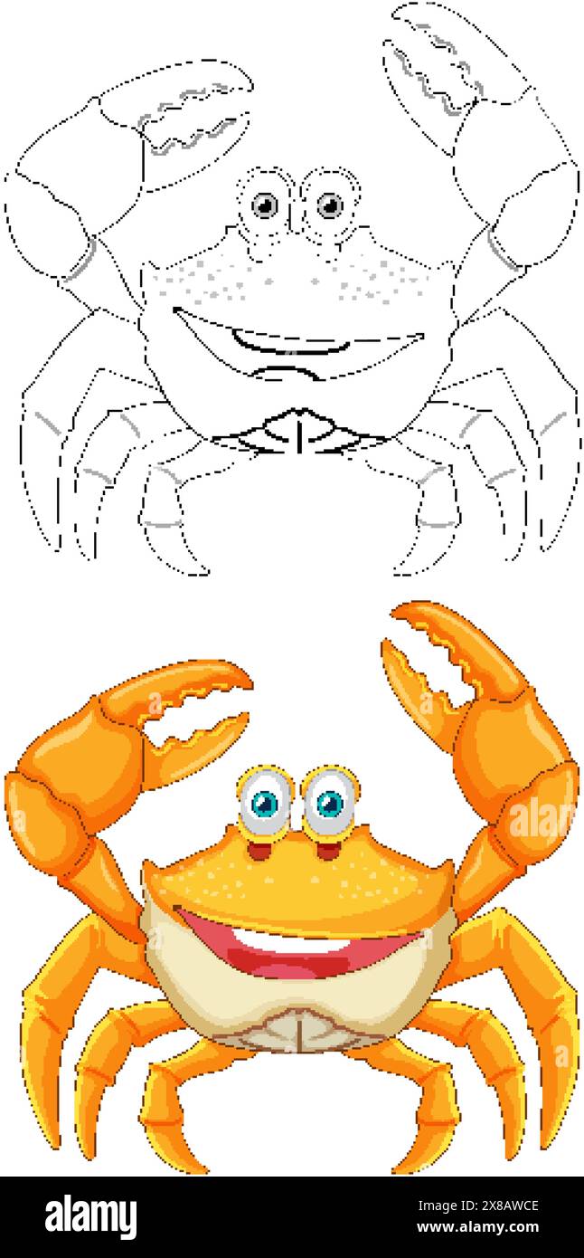 Big crab claws Stock Vector Images - Alamy