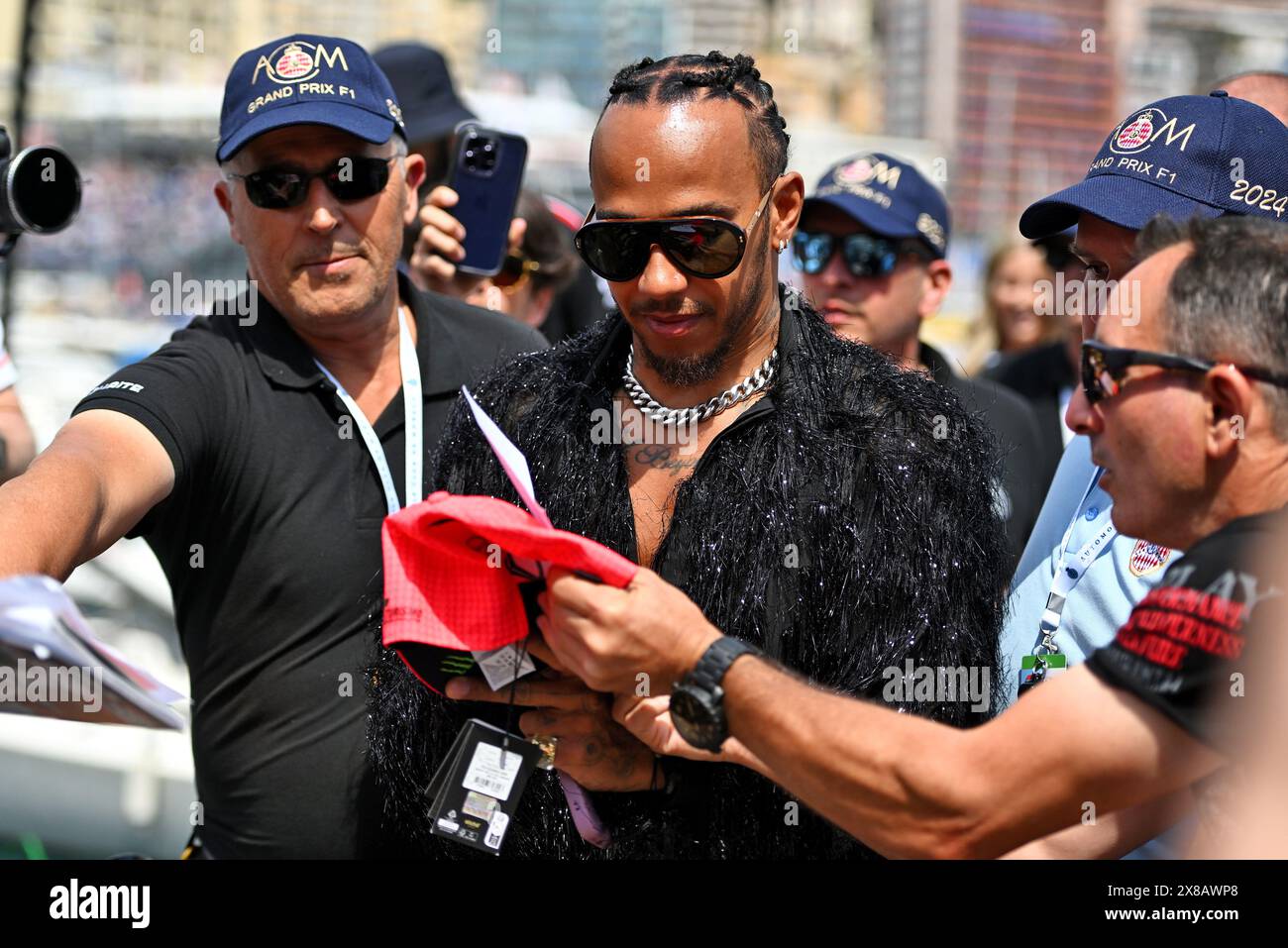 Monaco, Monte Carlo. 24th May, 2024. Lewis Hamilton (GBR) Mercedes AMG ...