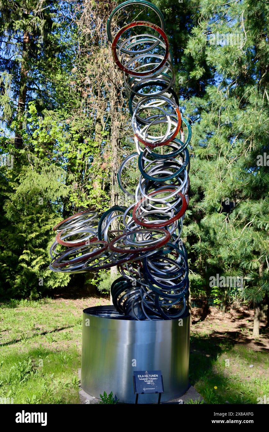 EILA HILTUNEN sculpture "Turbulenssi / Turbulens / Turbulence" at ...