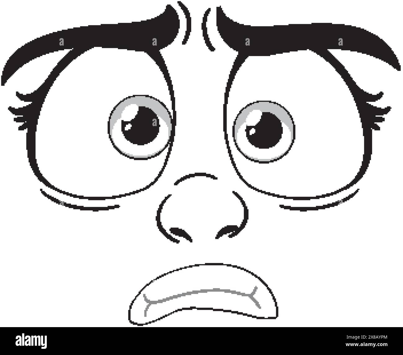 Eyebrows open Stock Vector Images - Alamy