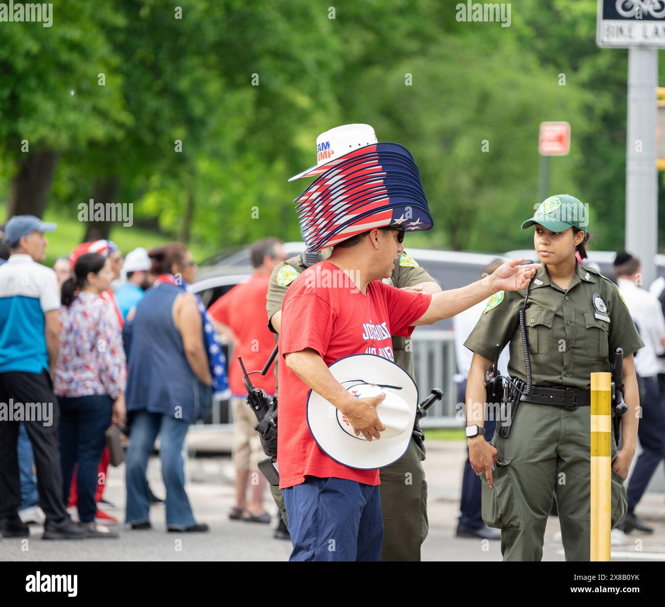 Republican Presidential candidate Donald Trump held a rally at Crotona ...