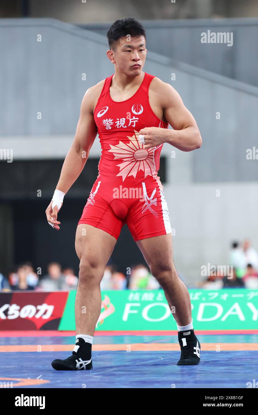 Tokyo, Japan. 24th May, 2024. Kojiro Shiga Wrestling : Meiji Cup All Japan Selection ...