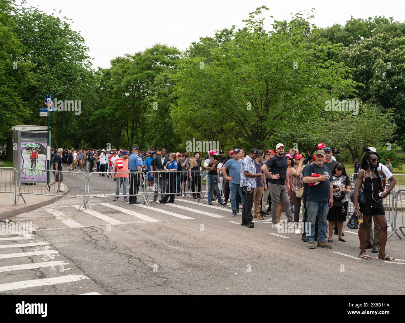 Republican Presidential candidate Donald Trump held a rally at Crotona ...