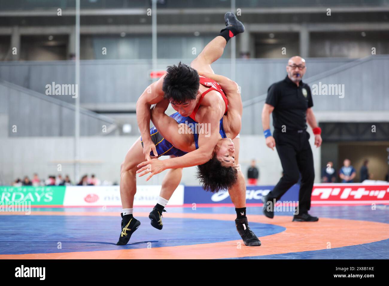 Tokyo, Japan. 24th May, 2024. (Top-Bottom) Sanshiro Ishihara, Kensuke ...