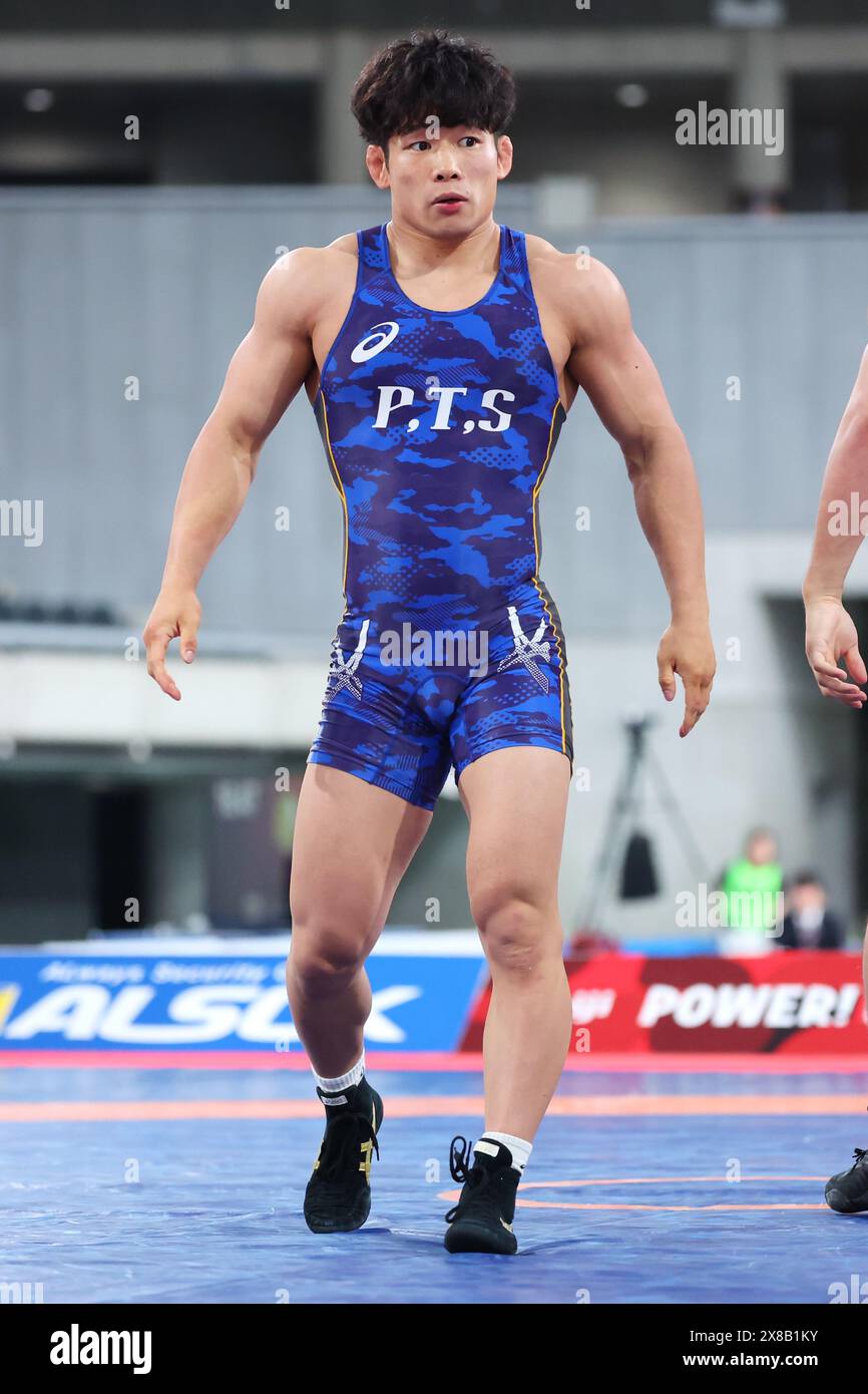 Tokyo, Japan. 24th May, 2024. Kensuke Shimizu Wrestling : Meiji Cup All ...