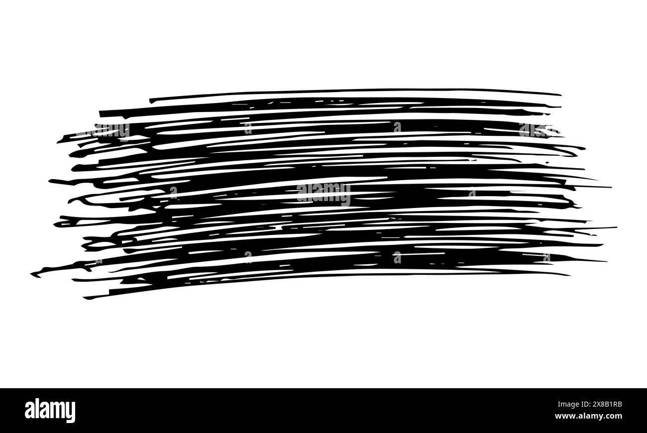 Sketch Scribble Smear. Hand drawn Pencil Scribble Stains. Distressed ...