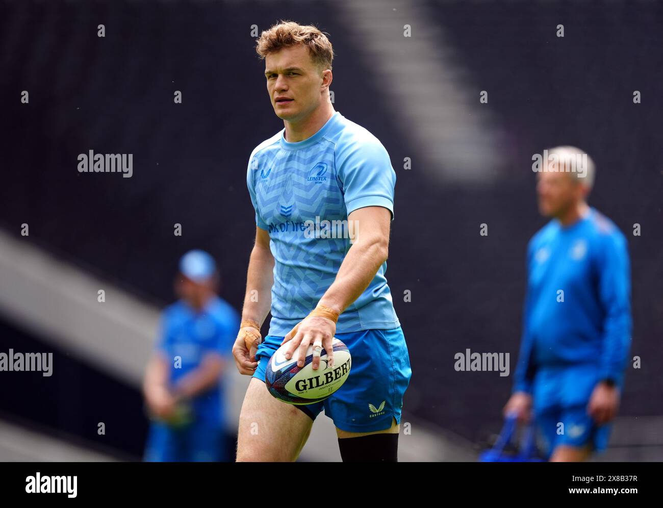 Leinster's Josh van der Flier during the captains run at the Tottenham ...