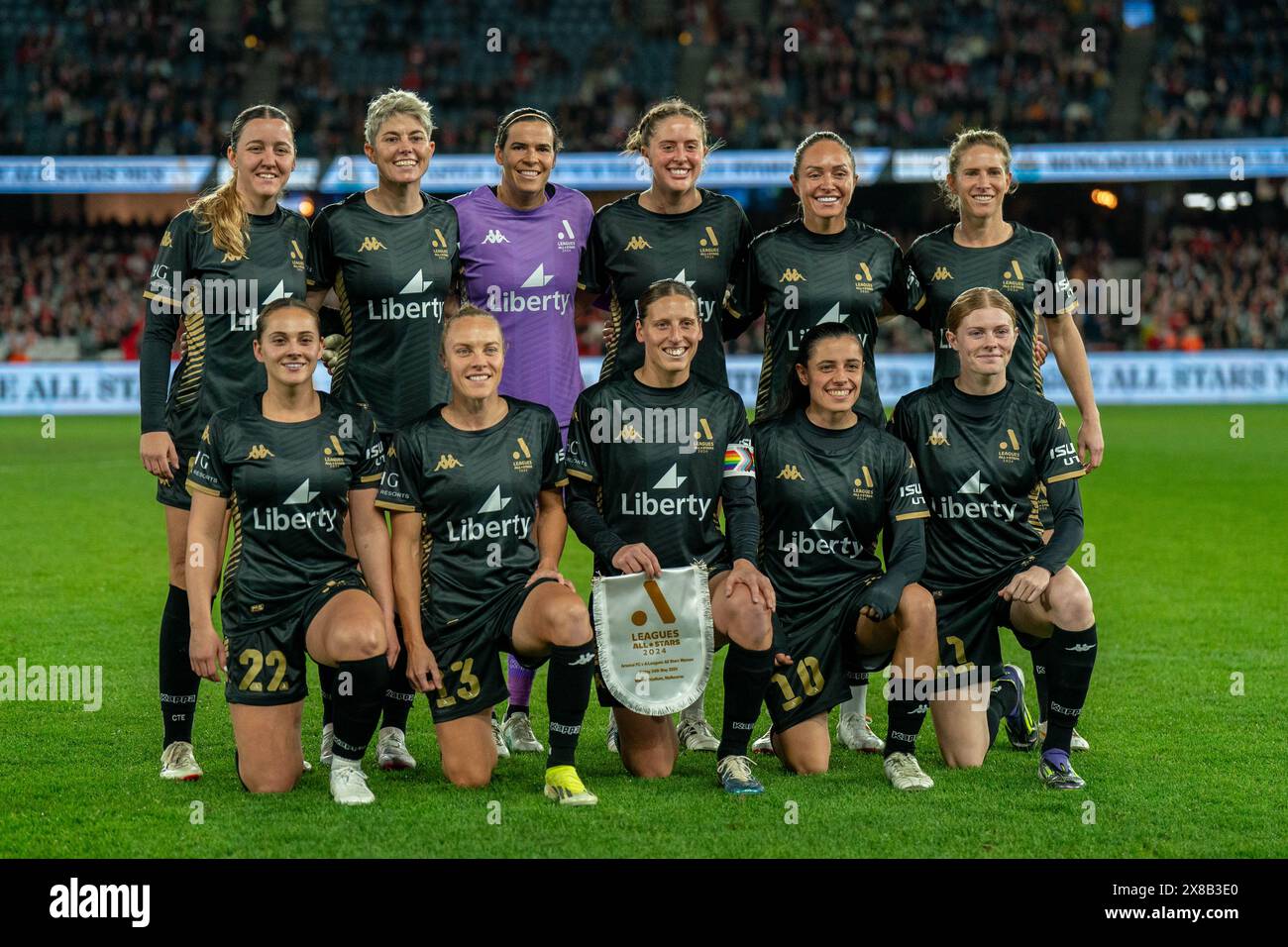 Melbourne, Australia, May 24th 2024: Players of A-League Women All ...