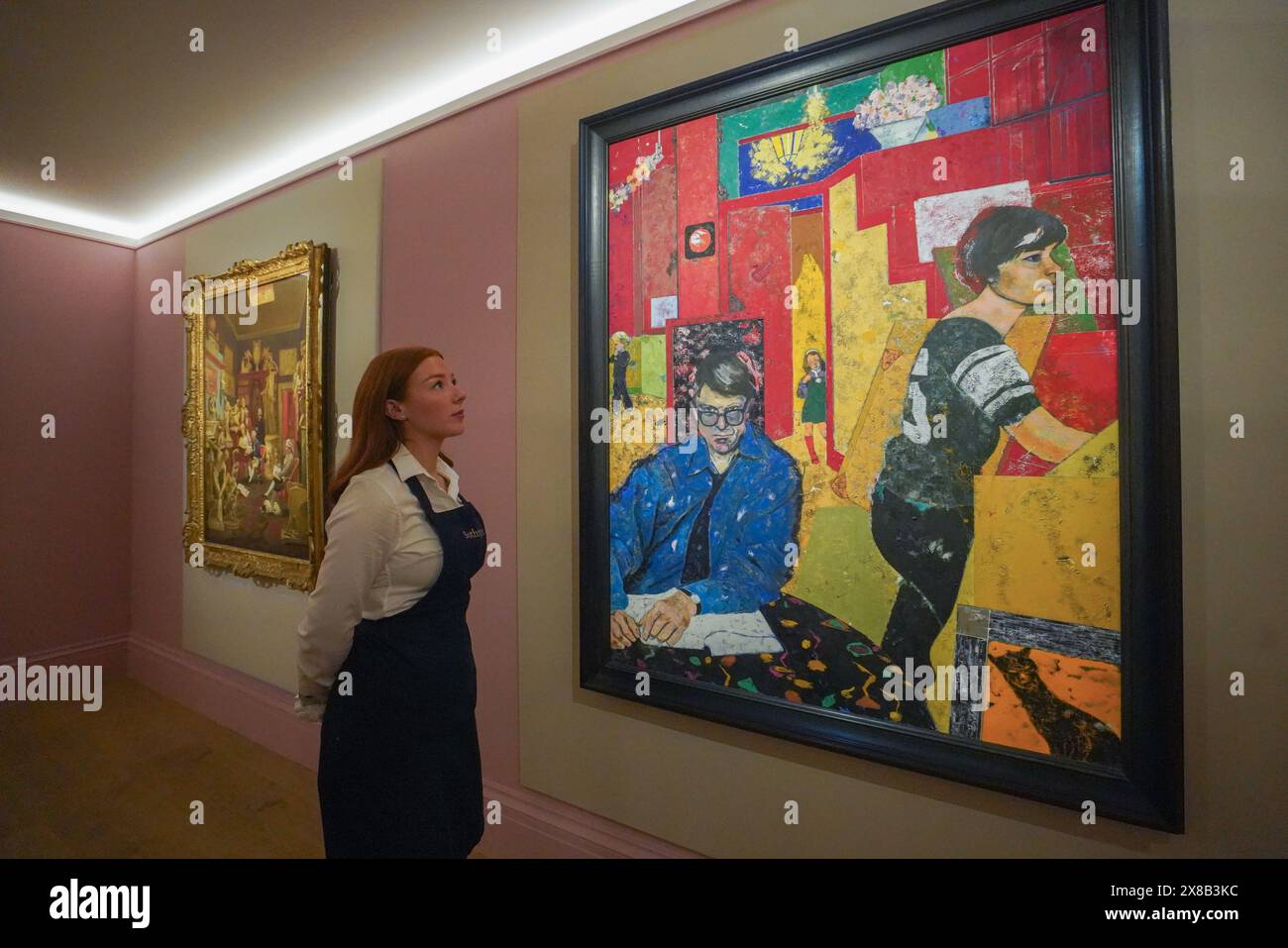 London, UK. 24 May, 2024. R.B. KITAJ, The Architects 1981. Sotheby's ...