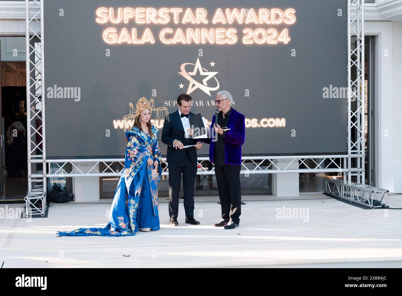 Vallauris, France. 22nd May, 2024. Film music composer Stephane Kara ...
