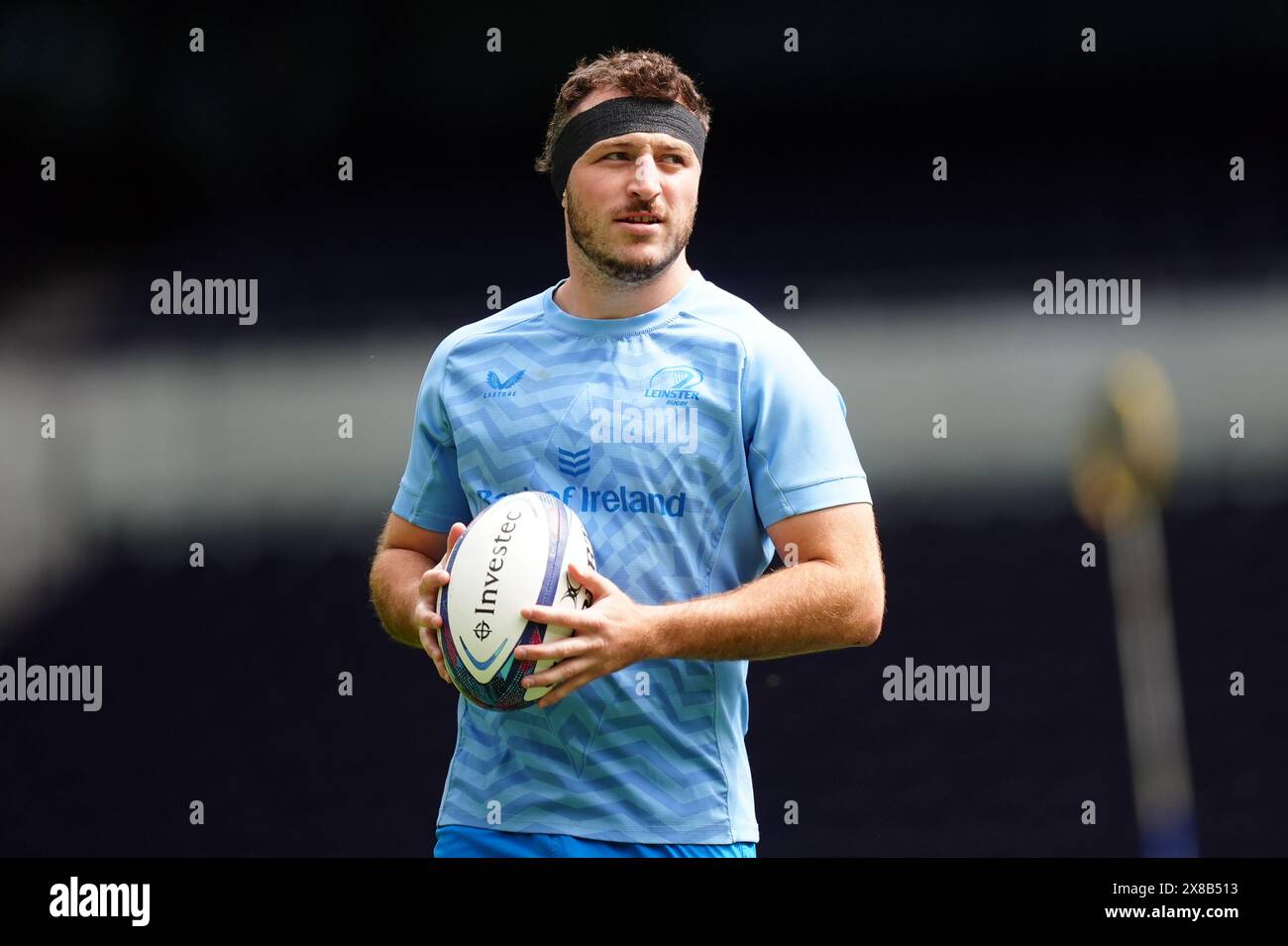 Leinster's Will Connors during the captains run at the Tottenham ...