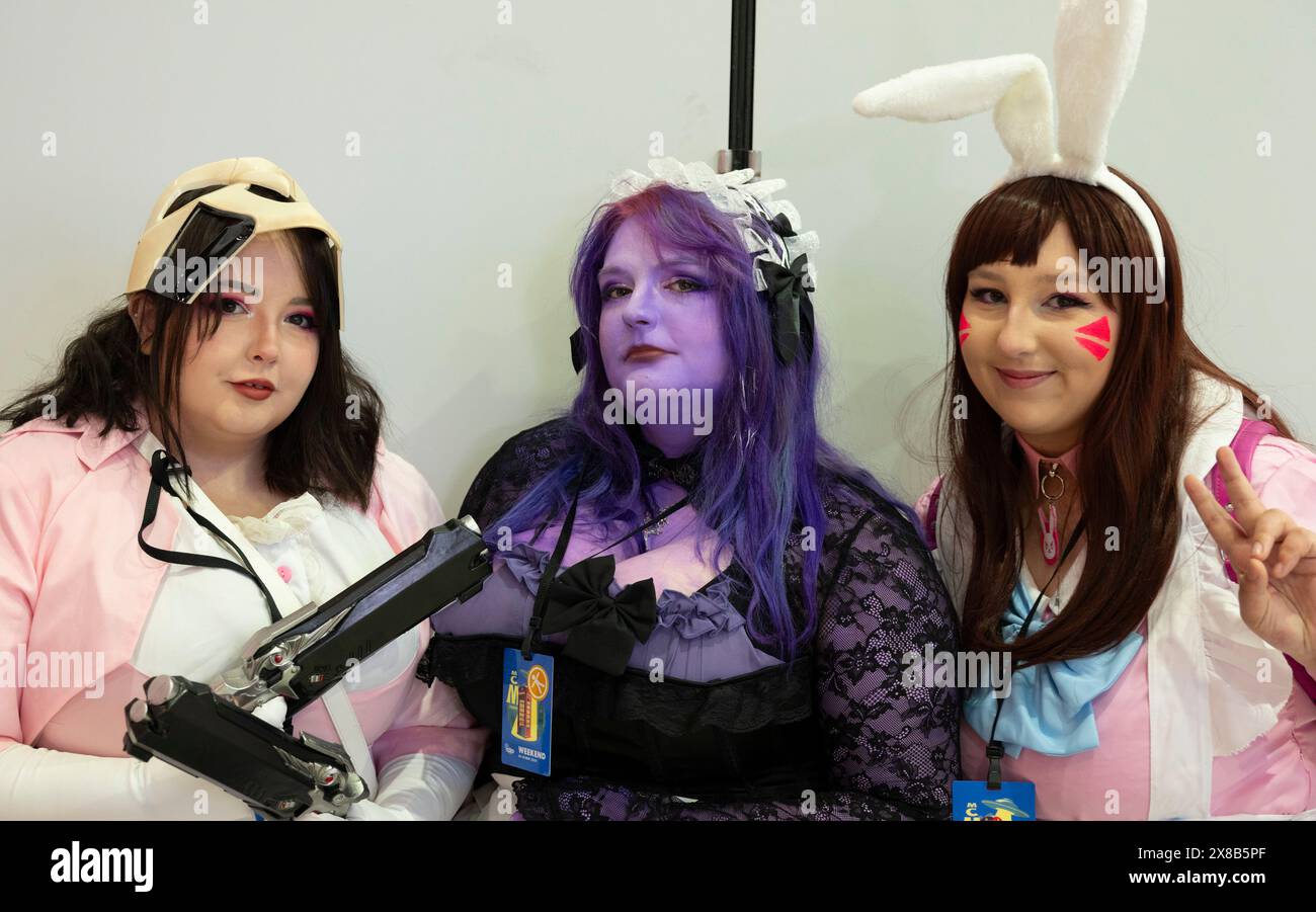 ExCeL London, UK. 24th May, 2024. MCM Comic Con runs at ExCel from 24 ...