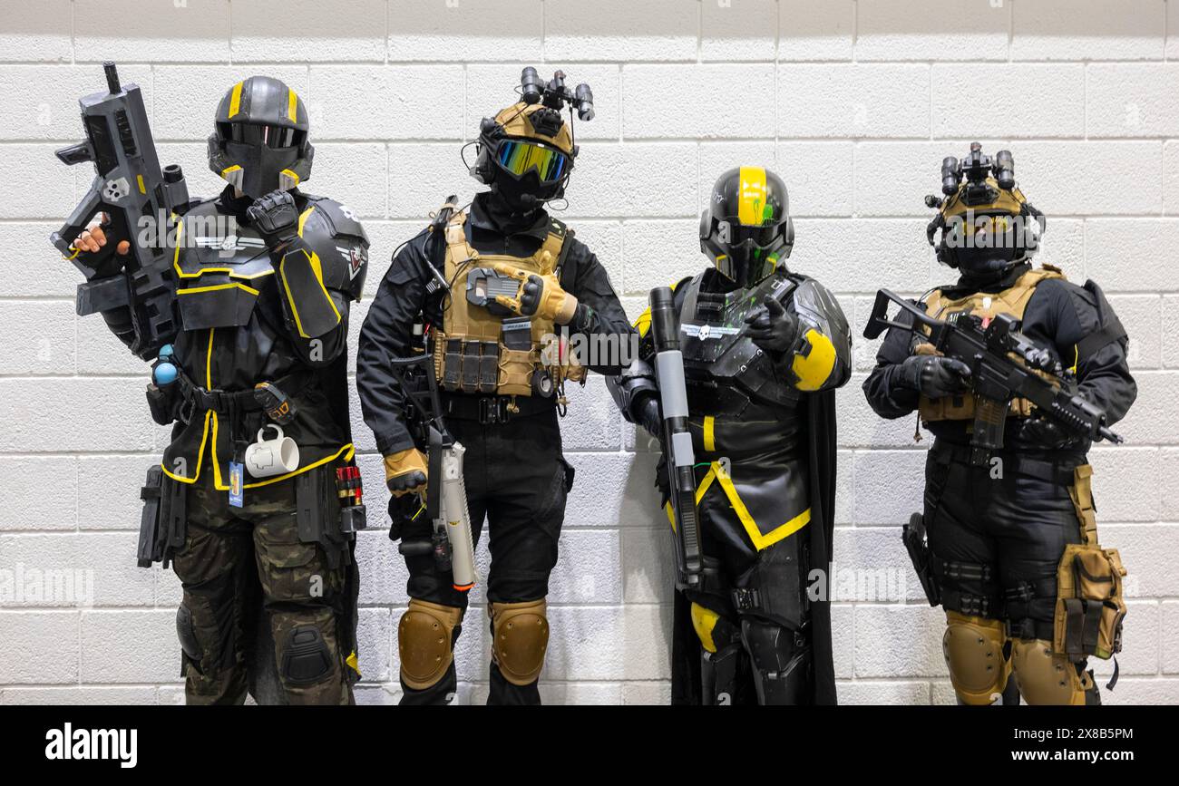 ExCeL London, UK. 24th May, 2024. MCM Comic Con runs at ExCel from 24 ...