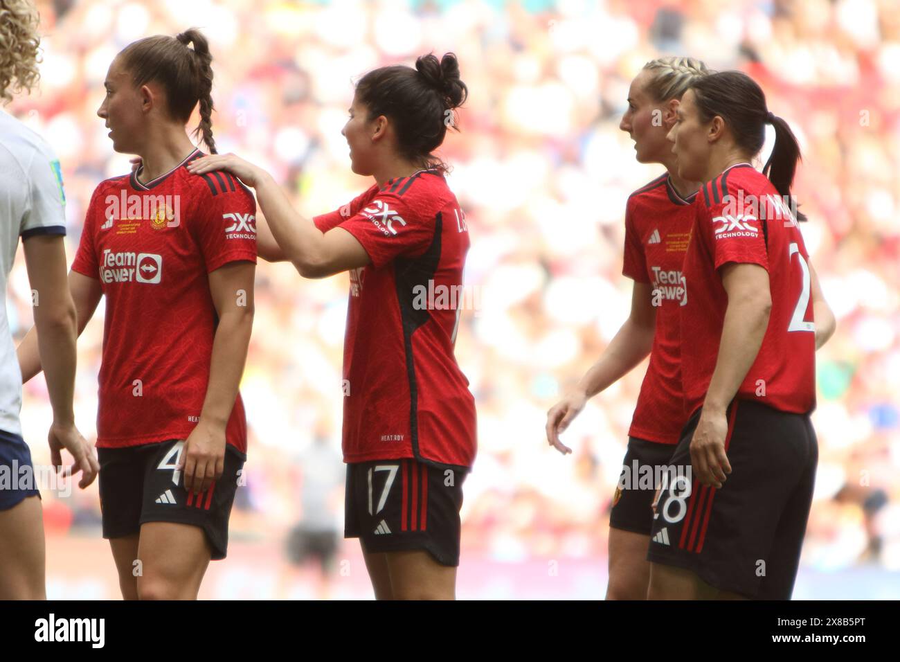 Maya Le Tissier Lucia Garcia Millie Turner Rachel Williams FA Women's ...