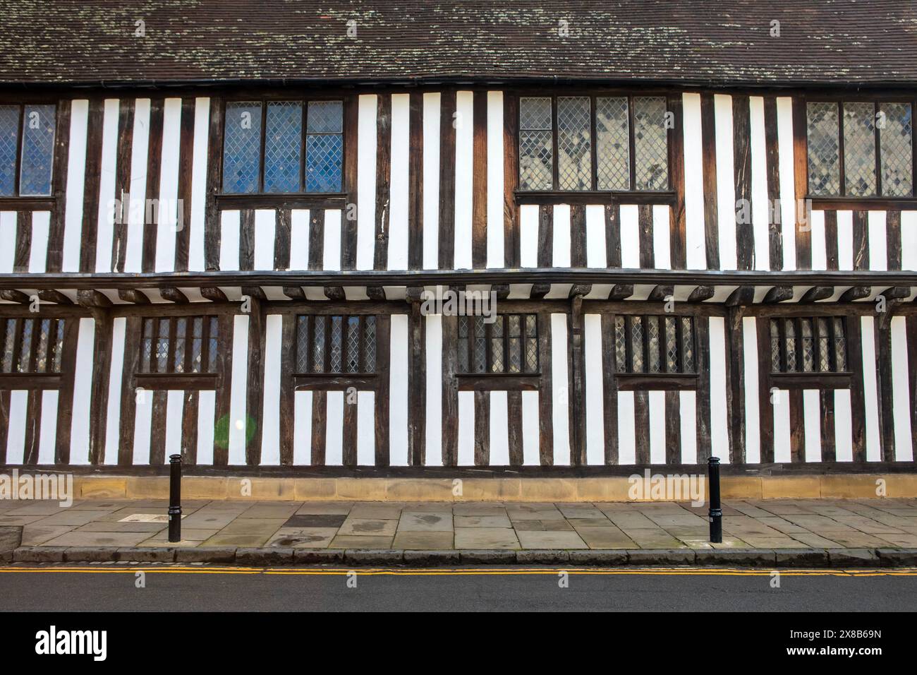 The beautiful timber-framed exterior of the building that houses The ...