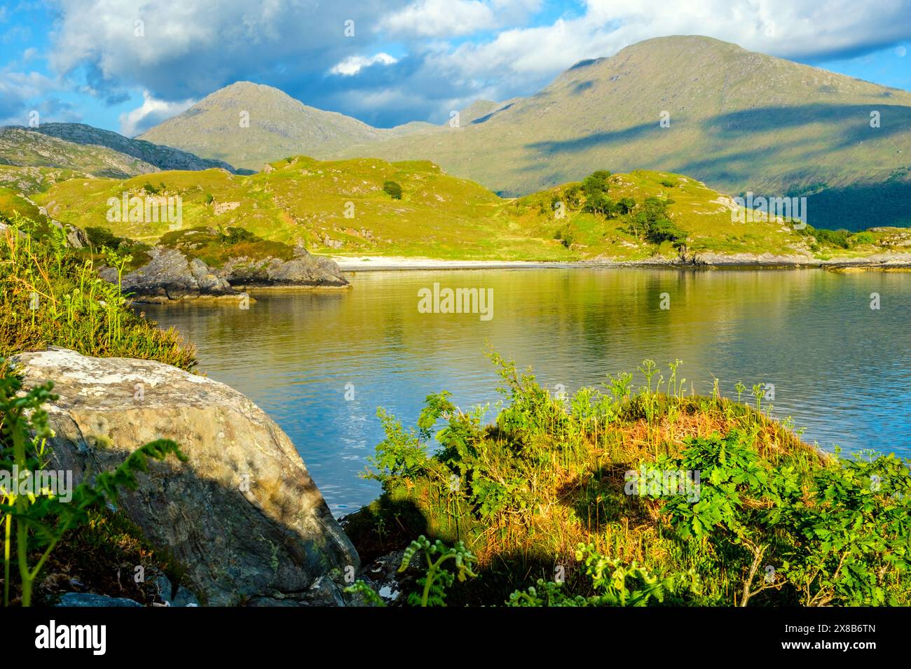 Loch Ailort and the hills of Moidart on Scotland's west coast Stock ...