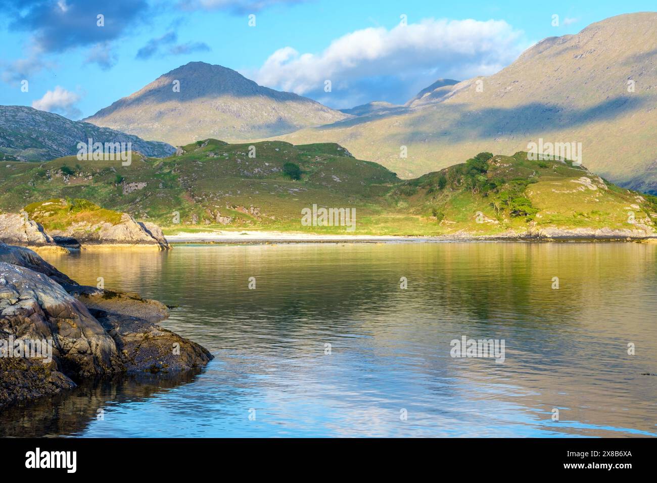Loch Ailort and the hills of Moidart on Scotland's west coast Stock ...