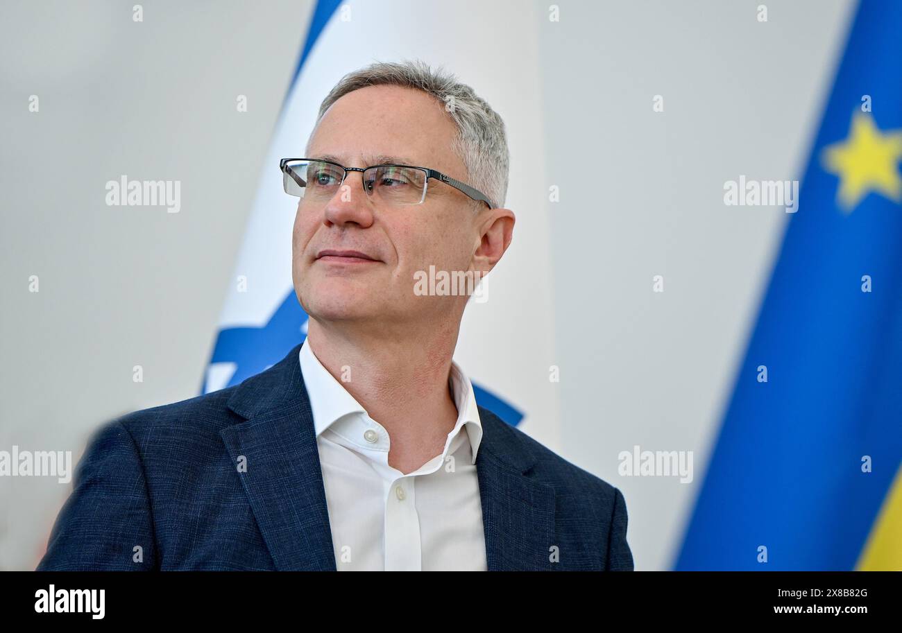 Non Exclusive: LVIV, UKRAINE - MAY 23, 2024 - Ambassador Extraordinary ...