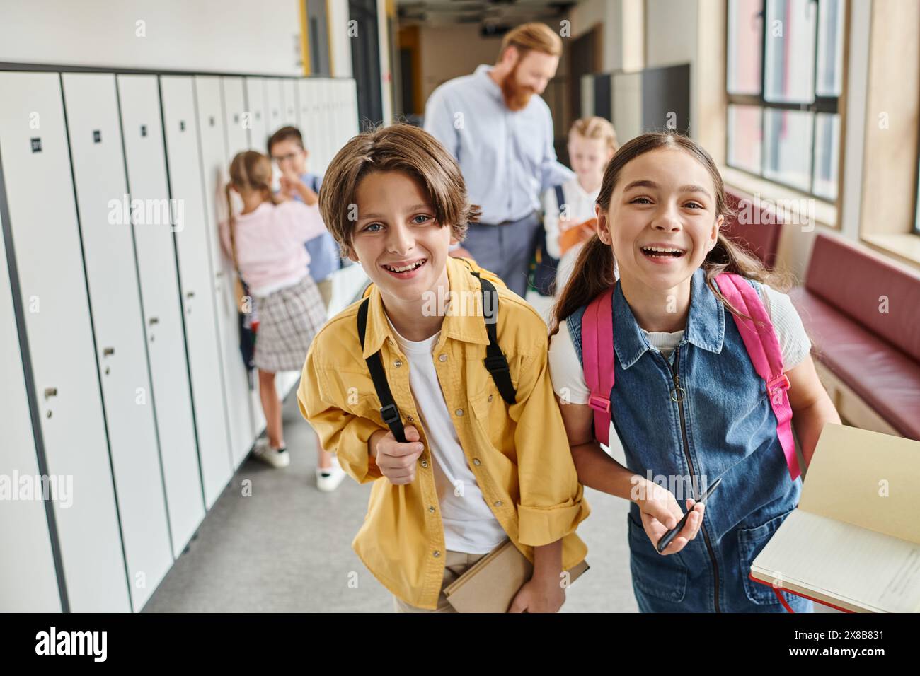 Kids next hi-res stock photography and images - Alamy