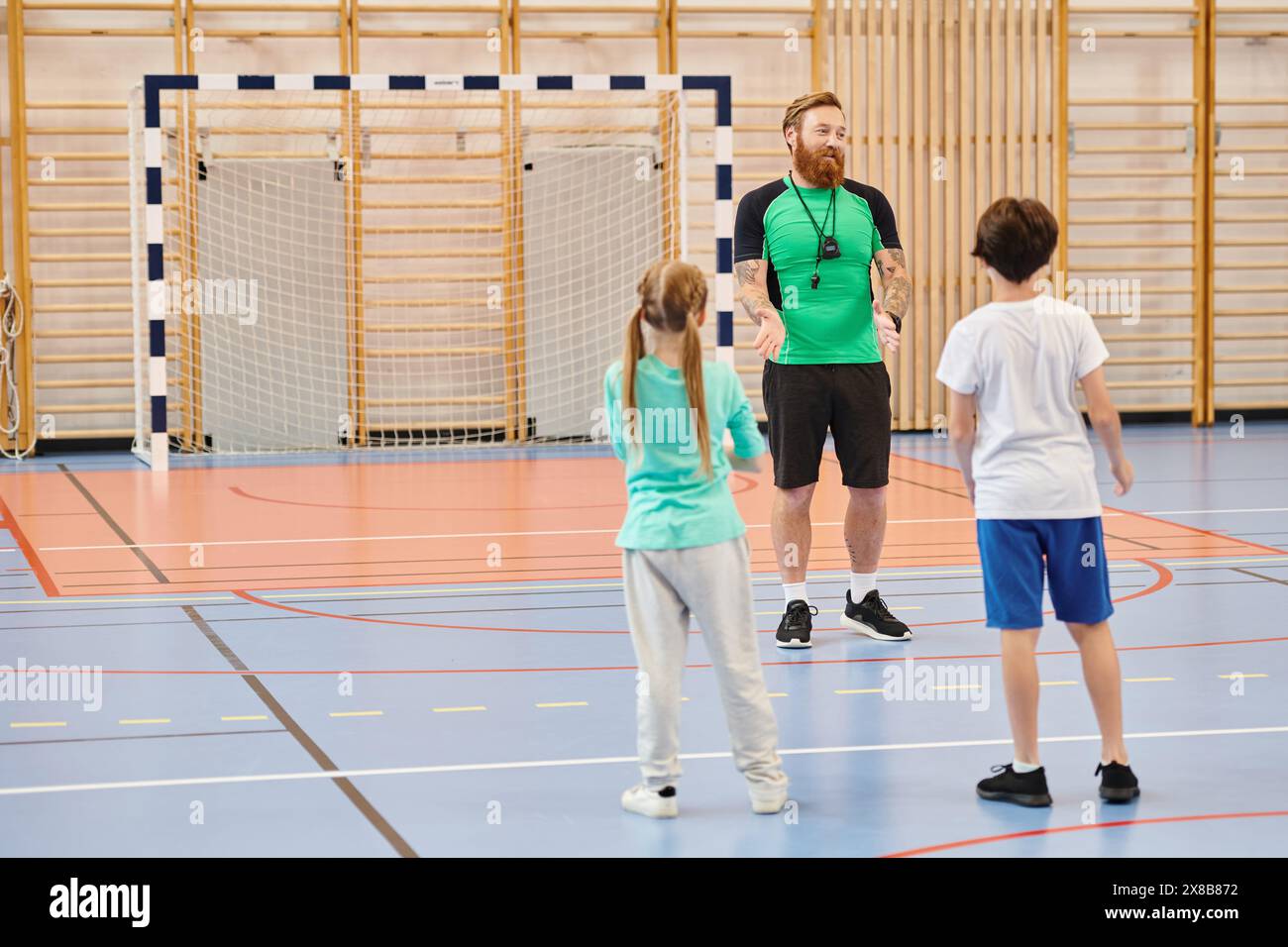 Gym teacher hi-res stock photography and images - Alamy