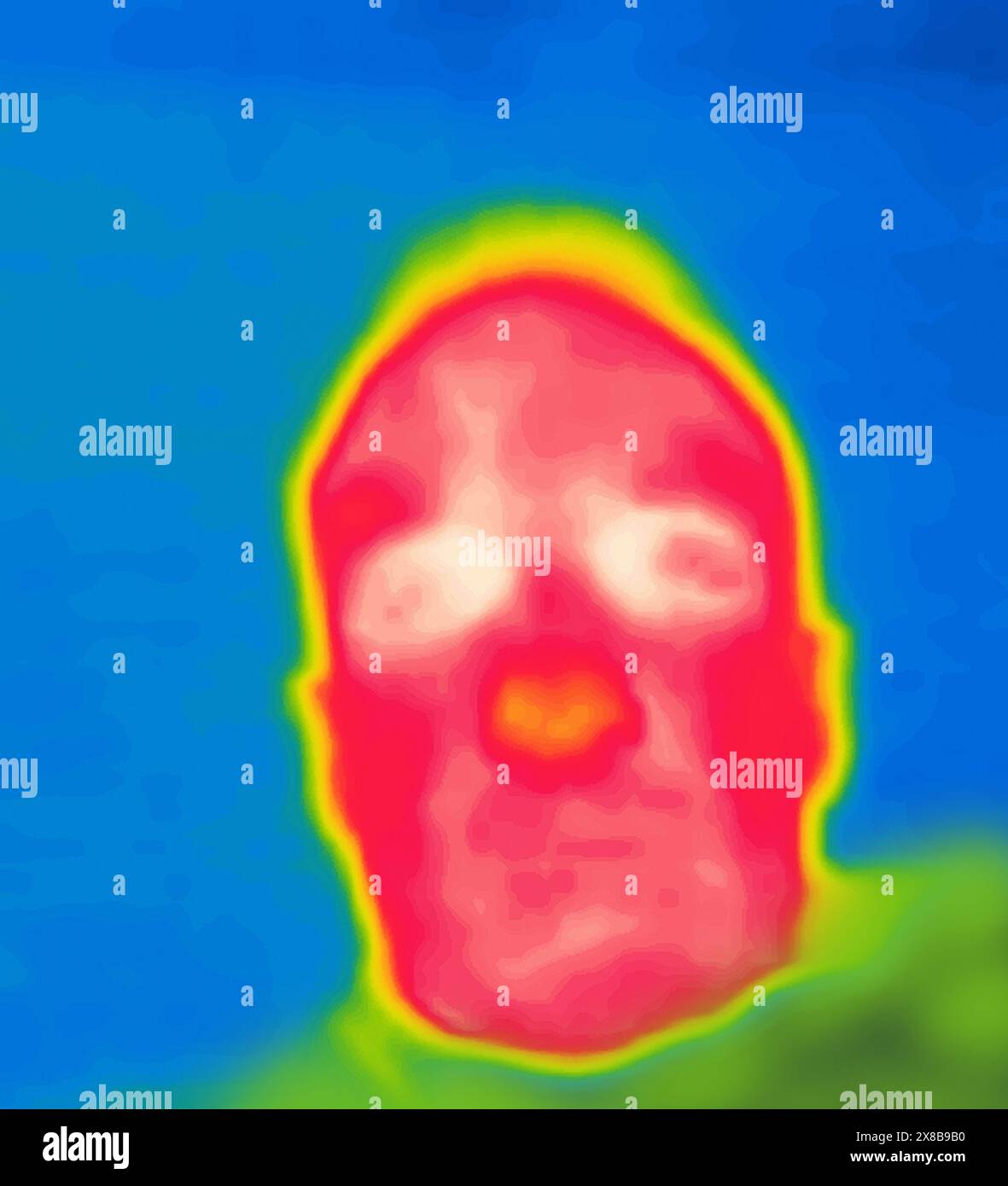 Thermal imaging face hi-res stock photography and images - Alamy