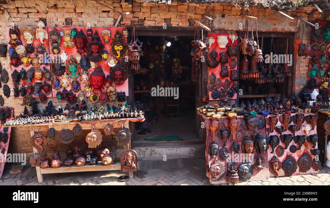 View Of Clay Art Shop in Pottery Darbar Square, Bhaktapur, Kathmandu ...