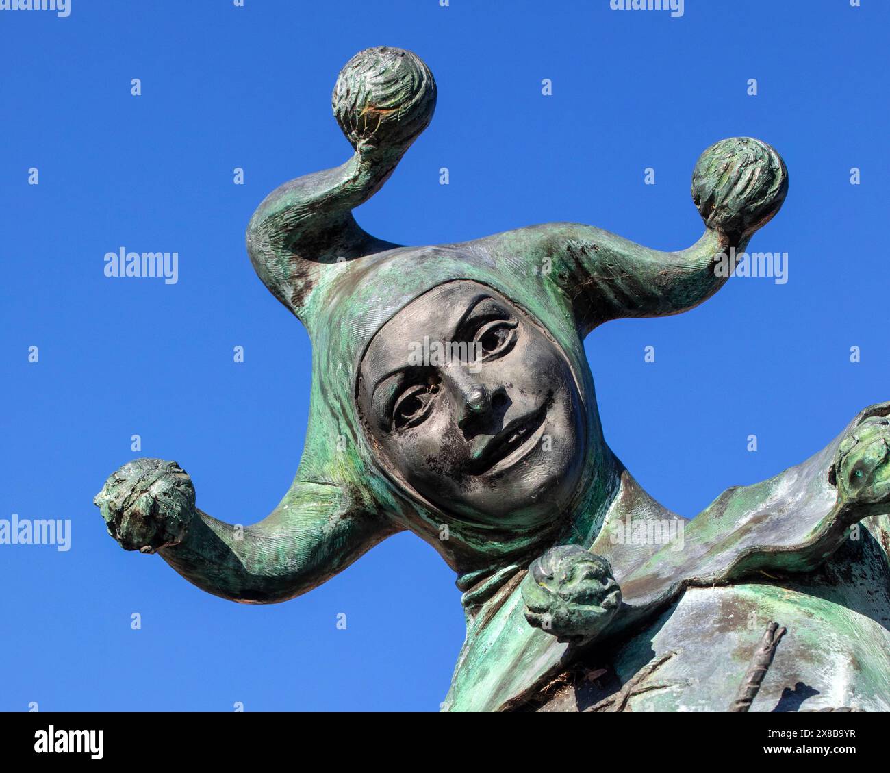 Stratford-Upon-Avon, UK - Feb 12th 2024: The Jester statue in the ...