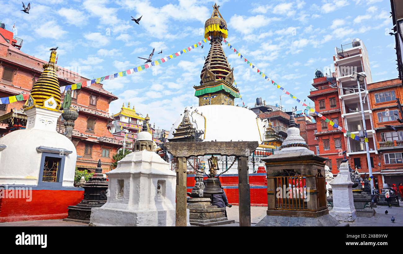 View of Kaa Swyambhu Shree Gha Chaitya, Built in 16th Century ...