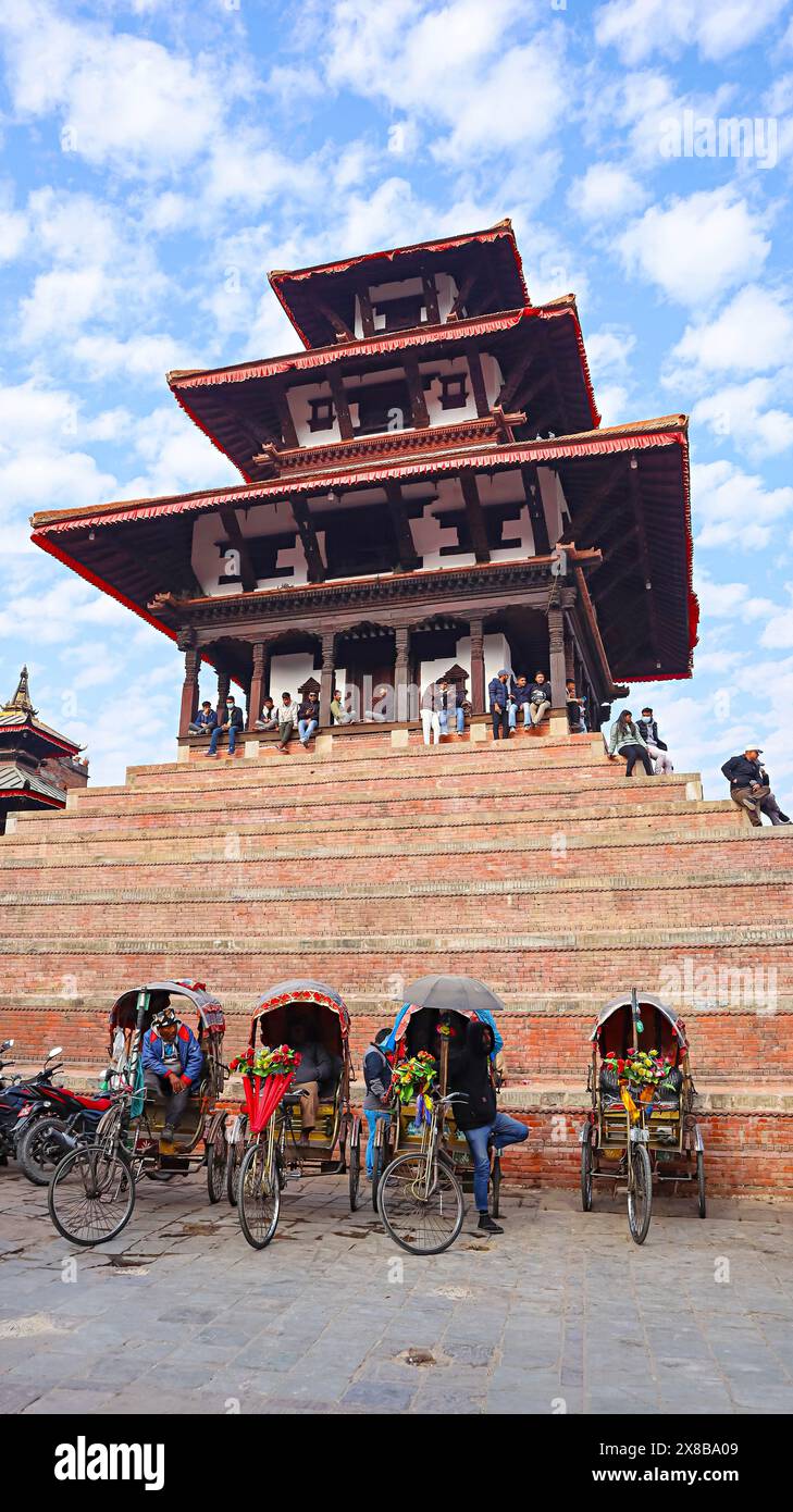 NEPAL, KATHMANDU, December 2023, Tourist at Maju Dega Temple, Built in ...