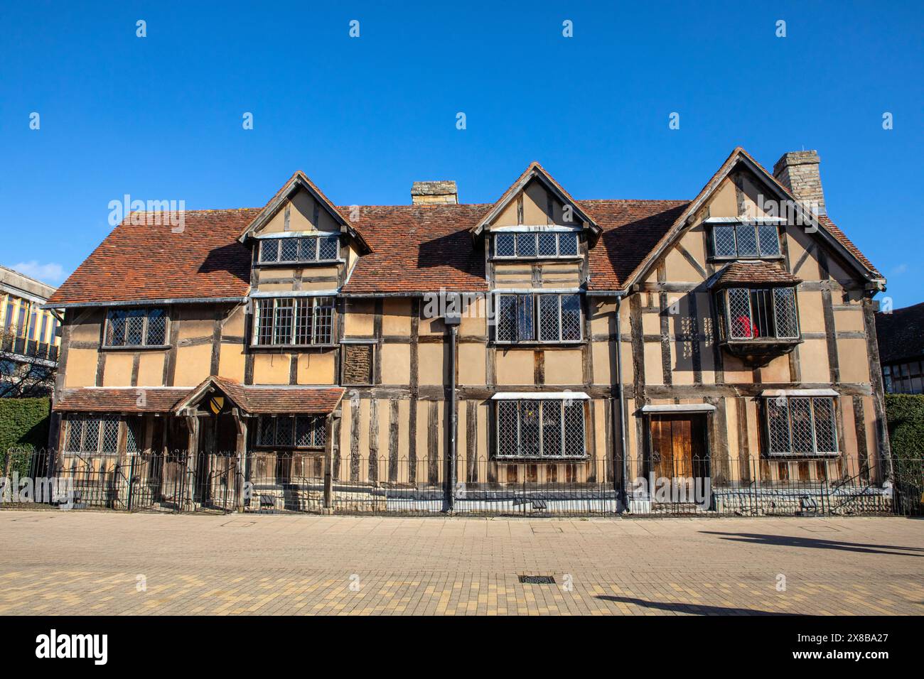 The birthplace of famous playwright William Shakespeare, located on ...