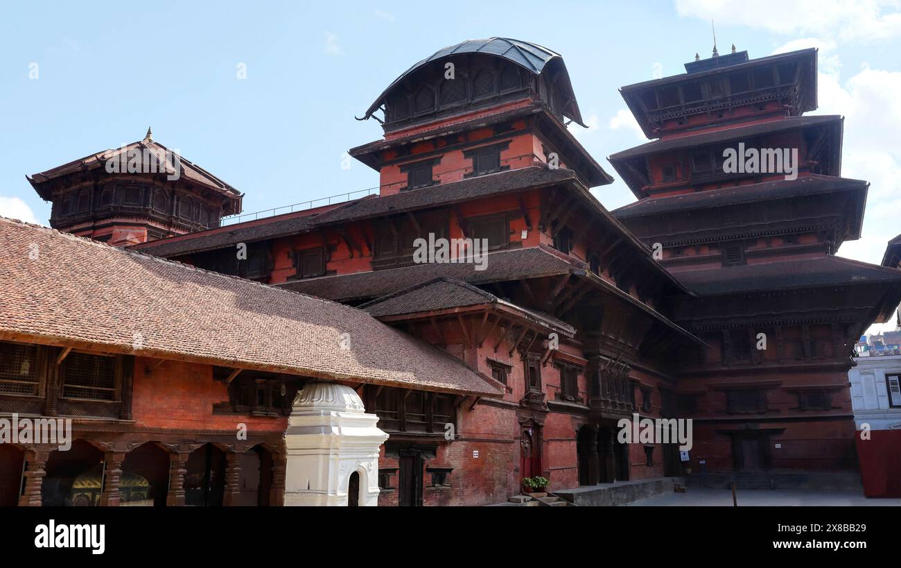 Inside View of Nine Storey Palace of Kathmandu Durbar Square, Kathmandu ...